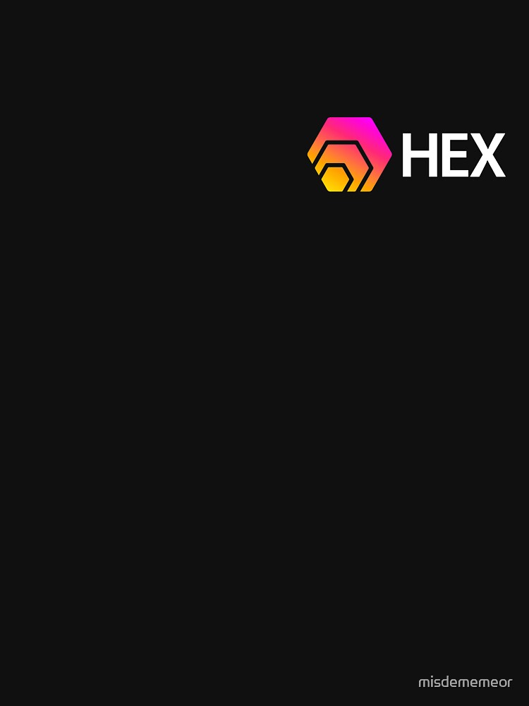 "HEX Crypto Hexagon Logo" T-shirt for Sale by misdememeor | Redbubble ...