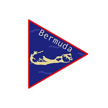 "Bermuda Iconic" Sticker for Sale by Whitec20 | Redbubble