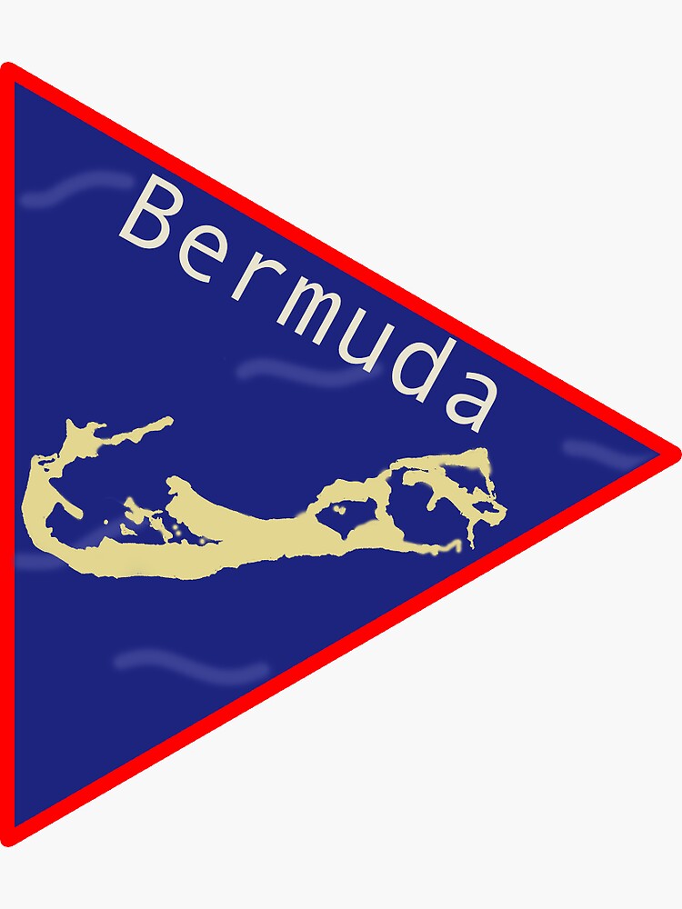 "Bermuda Iconic" Sticker for Sale by Whitec20 | Redbubble