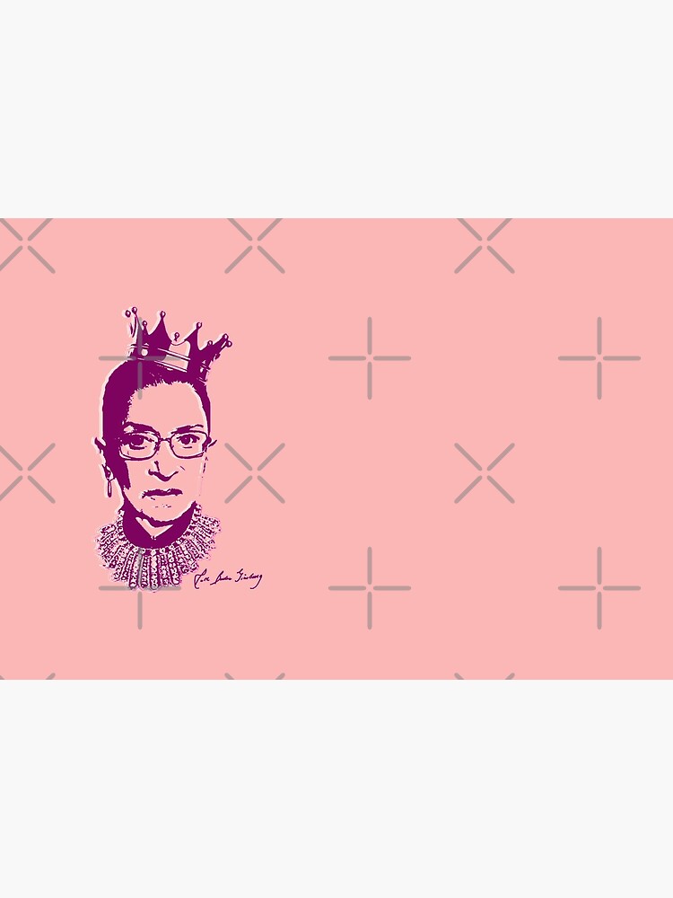 "Ruth Bader Ginsburg Autograph - RBG Signature" Mask for Sale by ...