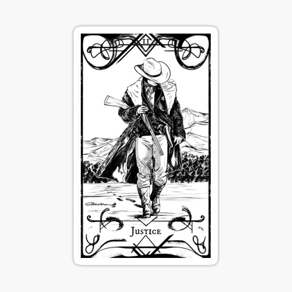 "Justice" Sticker by jenihudson | Redbubble