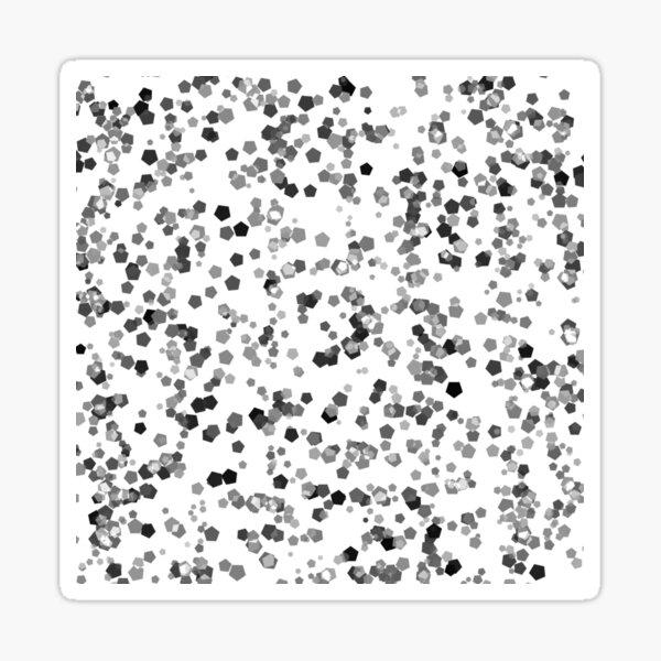 "Black and White Glitter" Sticker by Daniiimrtz | Redbubble