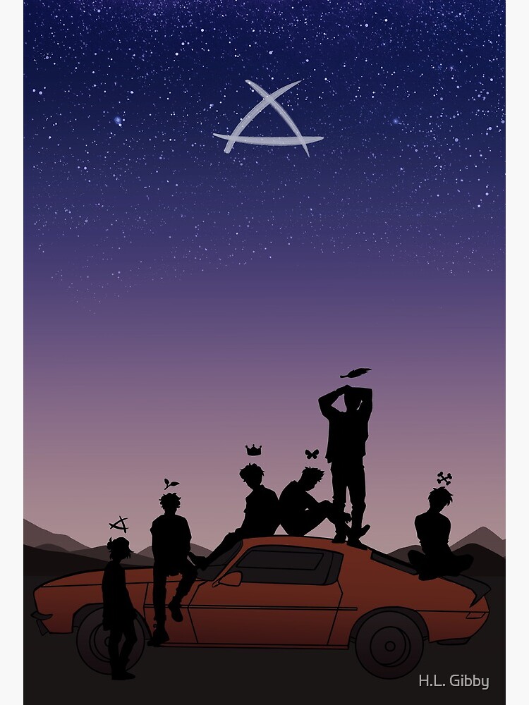 "The Raven Gang (TRC)" Art Print for Sale by Gibslythe | Redbubble