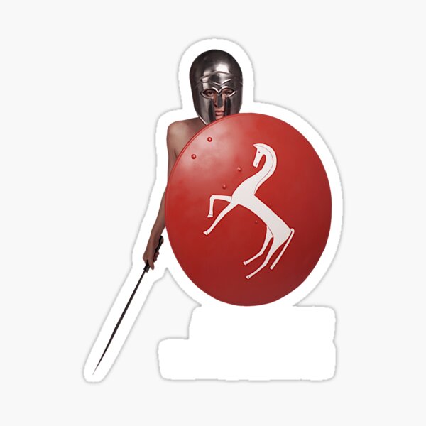 "Amazon Warrior, Greek, Trojan" Sticker by CavemanArt | Redbubble