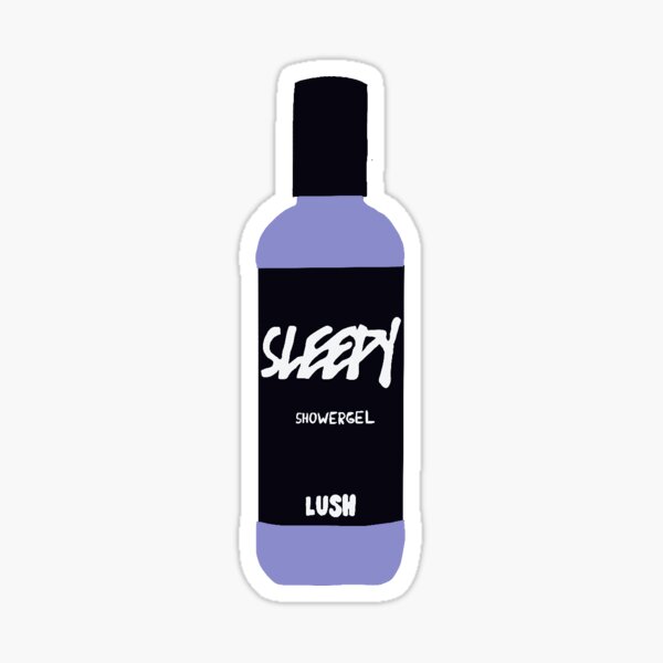 "Lush Sleepy Shower Gel" Sticker for Sale by audrey12345678 | Redbubble