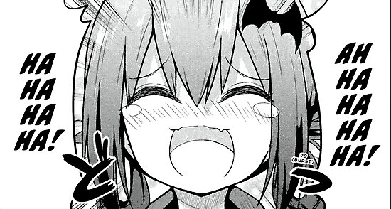 "Satania Laugh" Poster by KaminaDash | Redbubble