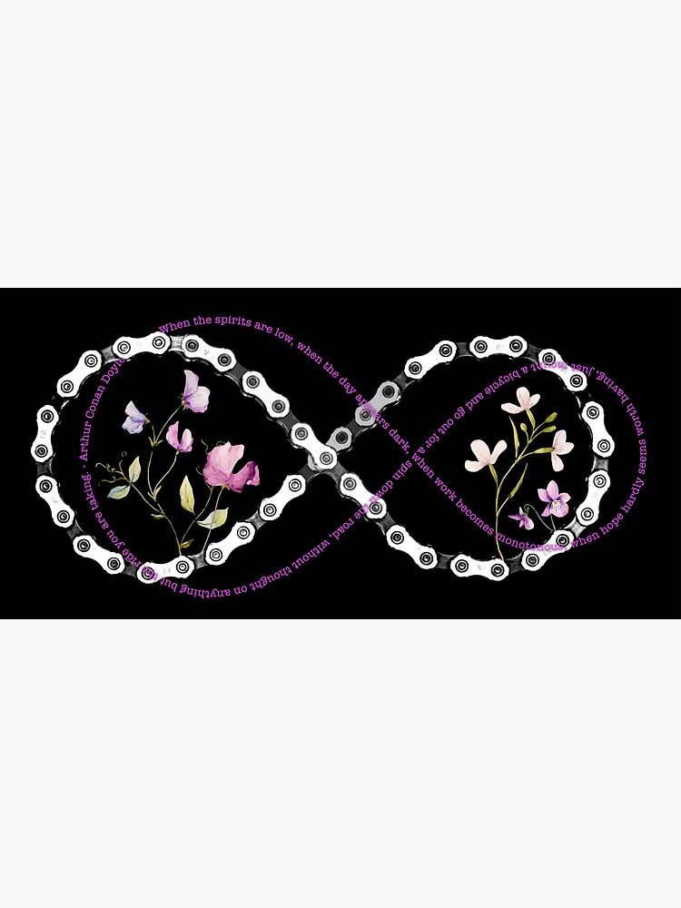 "Bike Chain Infinity" Sticker by NeddyBetty | Redbubble