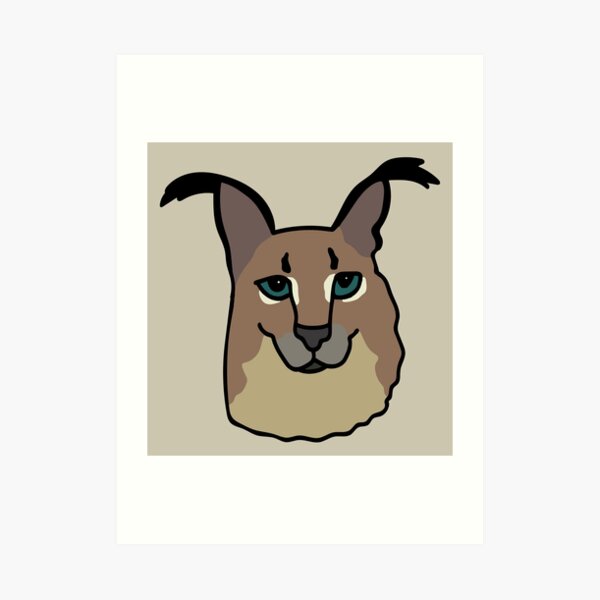 "Big Floppa" Art Print for Sale by Maxtown | Redbubble