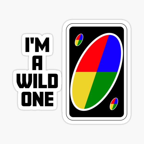 "I'm a wild one" Sticker for Sale by ChailynReed | Redbubble