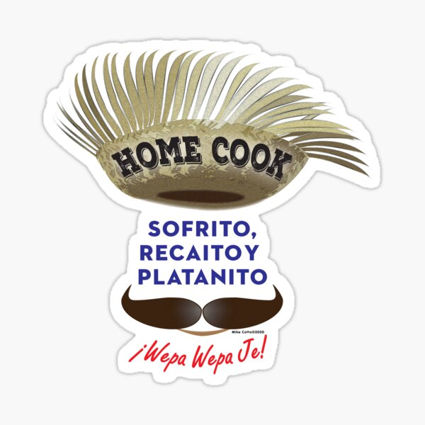 "Criollo Home Cook" Sticker for Sale by MCArtist | Redbubble