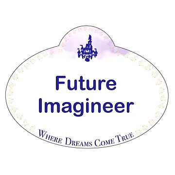 "WDW Name Tag- Future Imagineer" Sticker for Sale by SCarverDoodle ...
