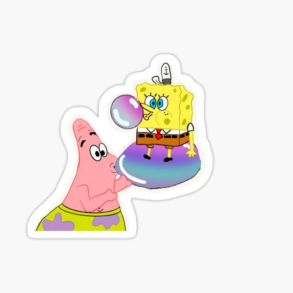 "spongebob and patrick " Sticker by fcuratolo | Redbubble