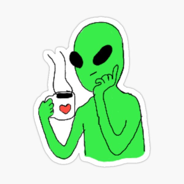 Coffee Drinking Alien Gifts & Merchandise | Redbubble