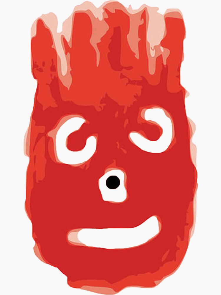 "Tom Hanks Castaway Wilson" Sticker for Sale by aidanrodino | Redbubble