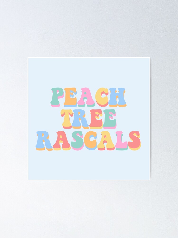 "Peach Tree Rascals" Poster for Sale by Concertsticks | Redbubble