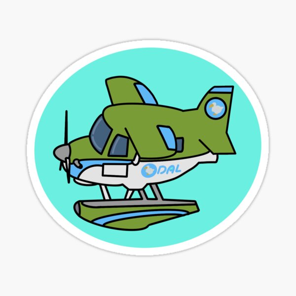"Seaplane" Sticker for Sale by boba-nova- | Redbubble
