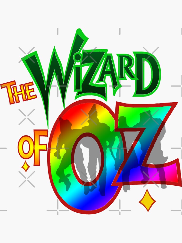 "Wizard Of Oz " Sticker for Sale by TopSmartDesigns | Redbubble