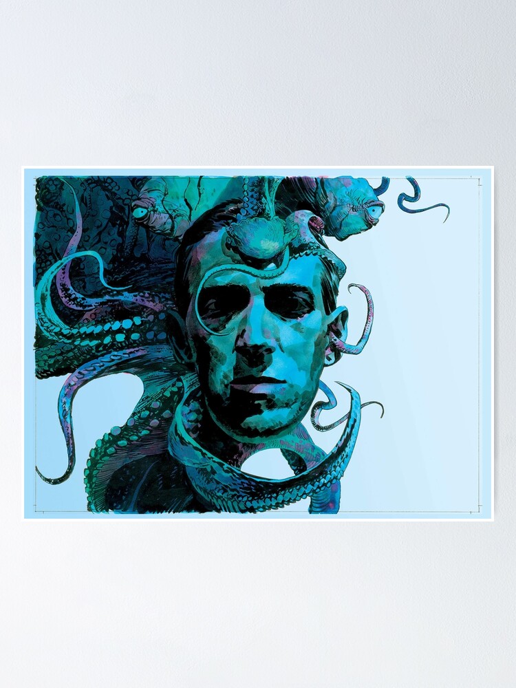 "HP Lovecraft" Poster for Sale by Lustkill | Redbubble