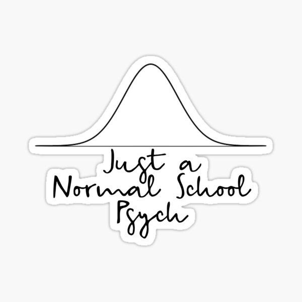 "School Psychologist" Sticker by EvyStickersx | Redbubble
