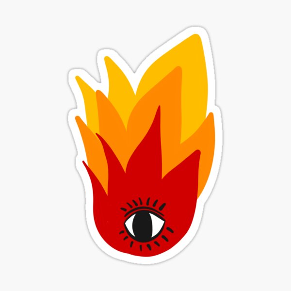 "Fire Dude" Sticker for Sale by maryschutte | Redbubble