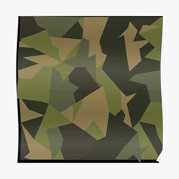"MC + M90 Splinter Camo" Poster for Sale by pewcasso | Redbubble
