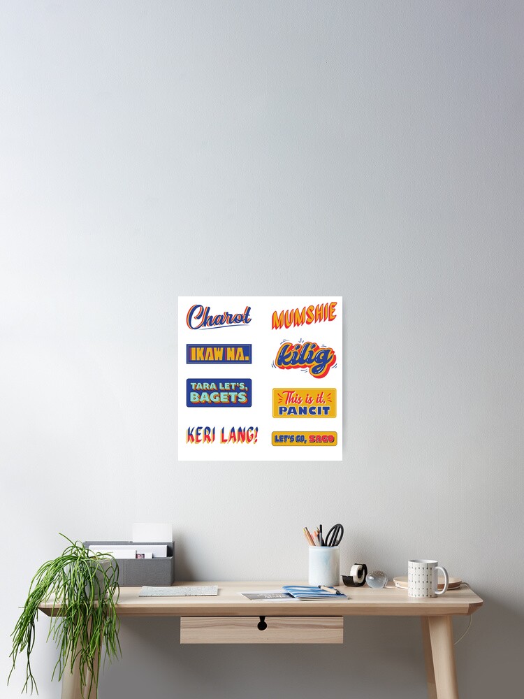 "Filipino hugot lines" Poster for Sale by augustprints | Redbubble