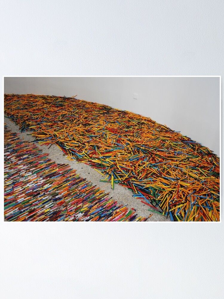 "Pencil Piles" Poster by gabygirl812 | Redbubble