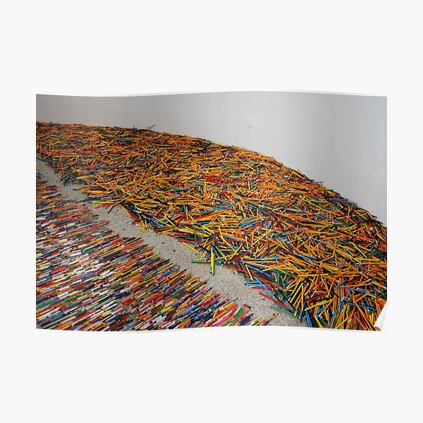 "Pencil Piles" Poster by gabygirl812 | Redbubble