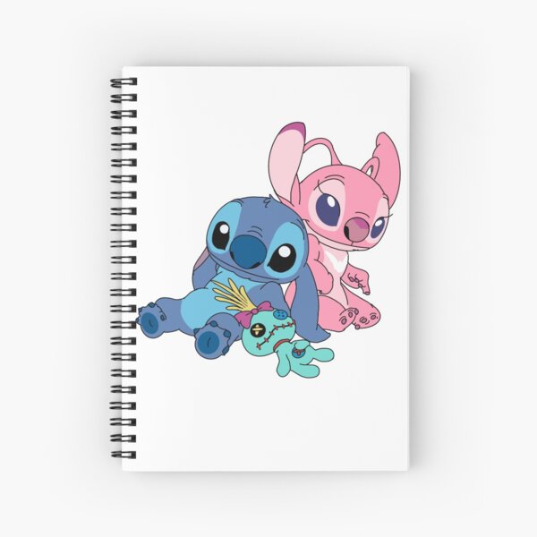 "Stitch, angel, and scrump " Spiral Notebook for Sale by paris2185red ...