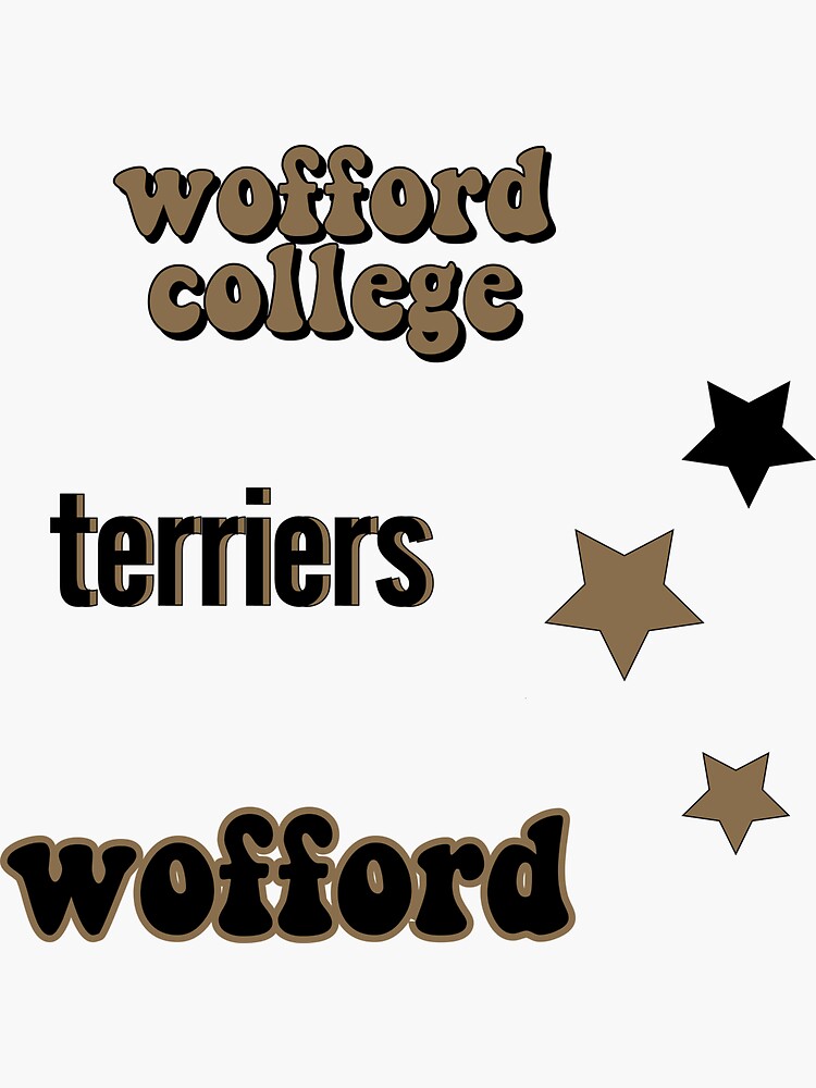 Wofford College Pack Sticker For Sale By Kayleeoconnor Redbubble
