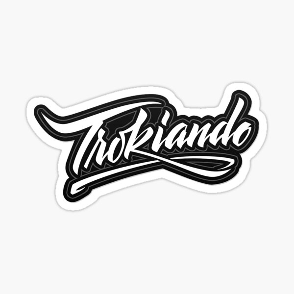 "Trokiando Transparent Logo" Sticker for Sale by Teesigned | Redbubble