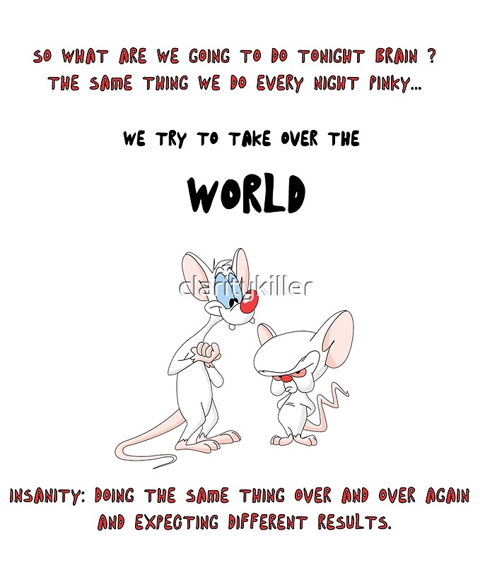Pinky and the Brain: Posters | Redbubble
