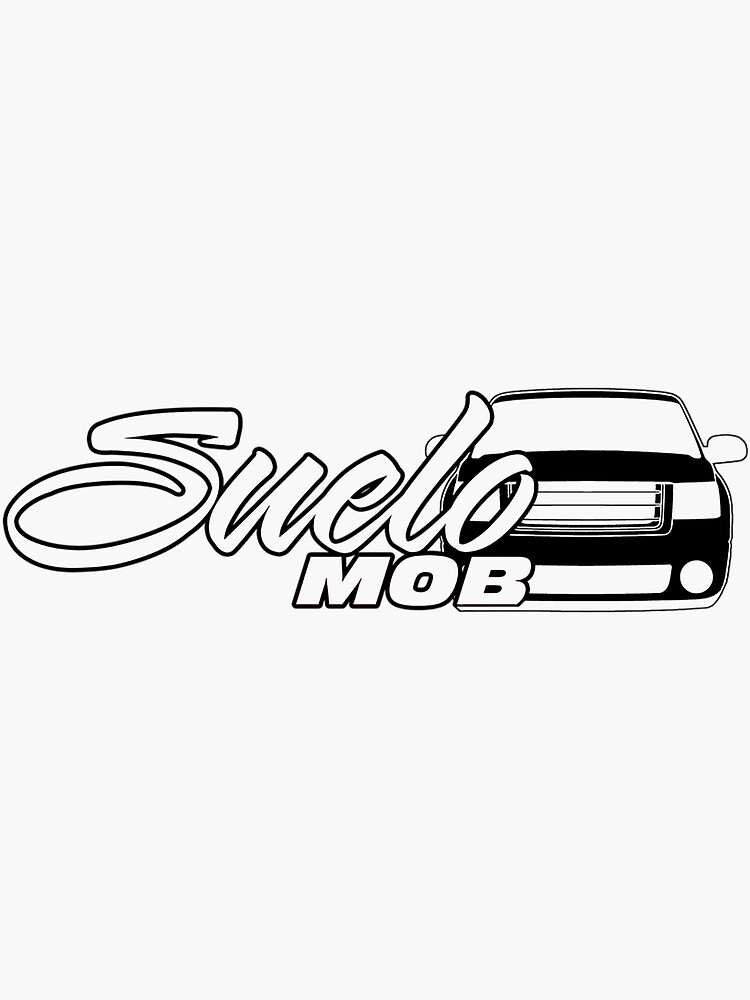 "Suelo Mob All Transparent Logo" Sticker for Sale by Teesigned | Redbubble
