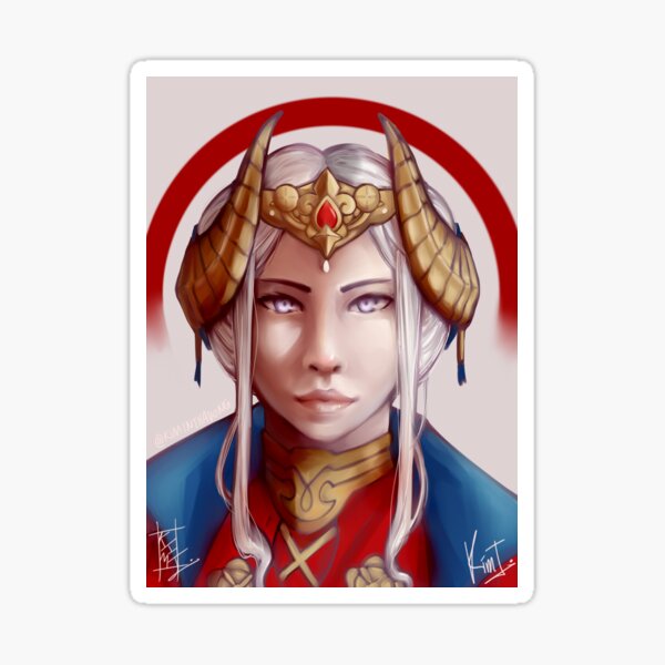 "Portrait Of An Emperor " Sticker by Kinin | Redbubble