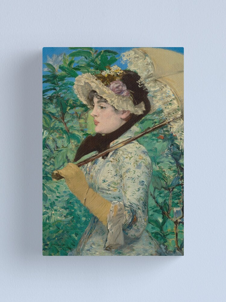 "Jeanne (Spring) - Édouard Manet" Canvas Print for Sale by themasters ...