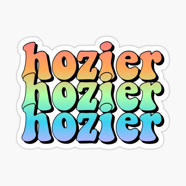 "hozier" Sticker for Sale by Bellacurtis | Redbubble