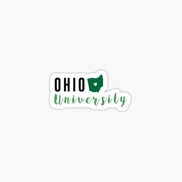 "Ohio University Sticker" Sticker for Sale by aligerard | Redbubble