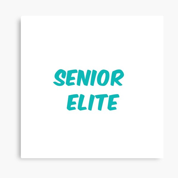 Senior Elite Canvas Prints | Redbubble