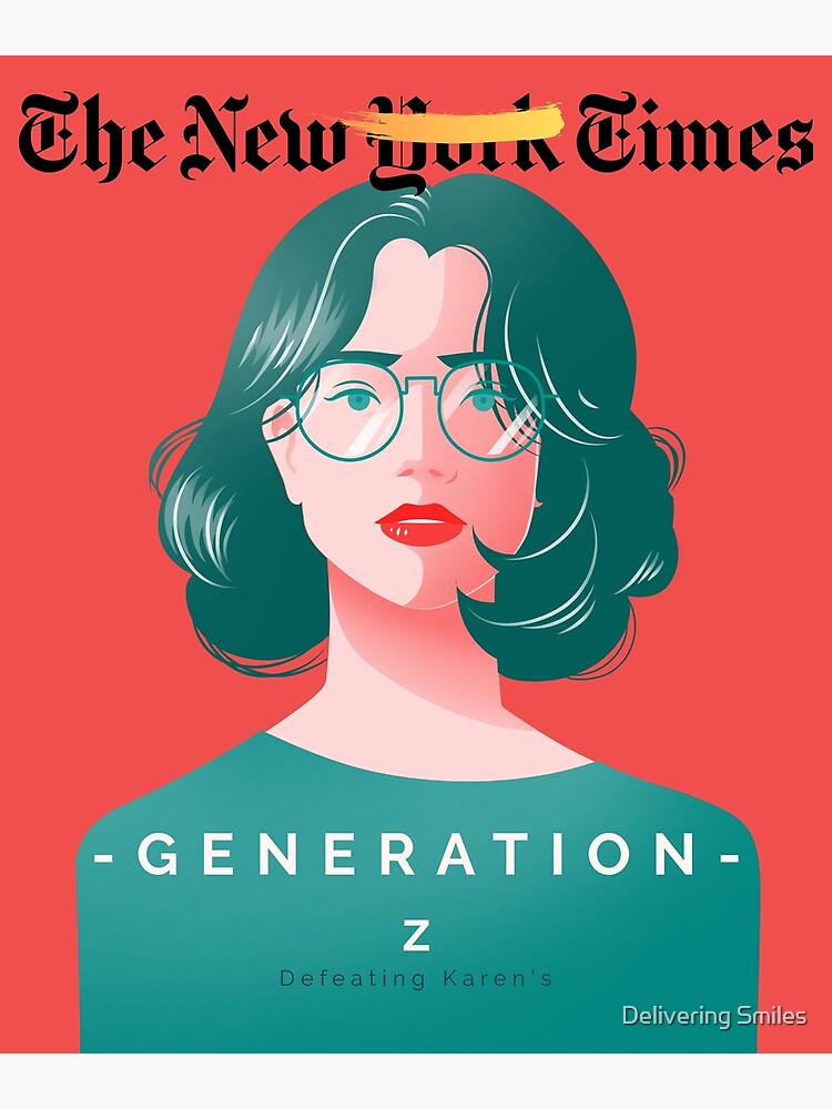 "Generation Z, The New Times Magazine Cover" Poster by themichellelee ...