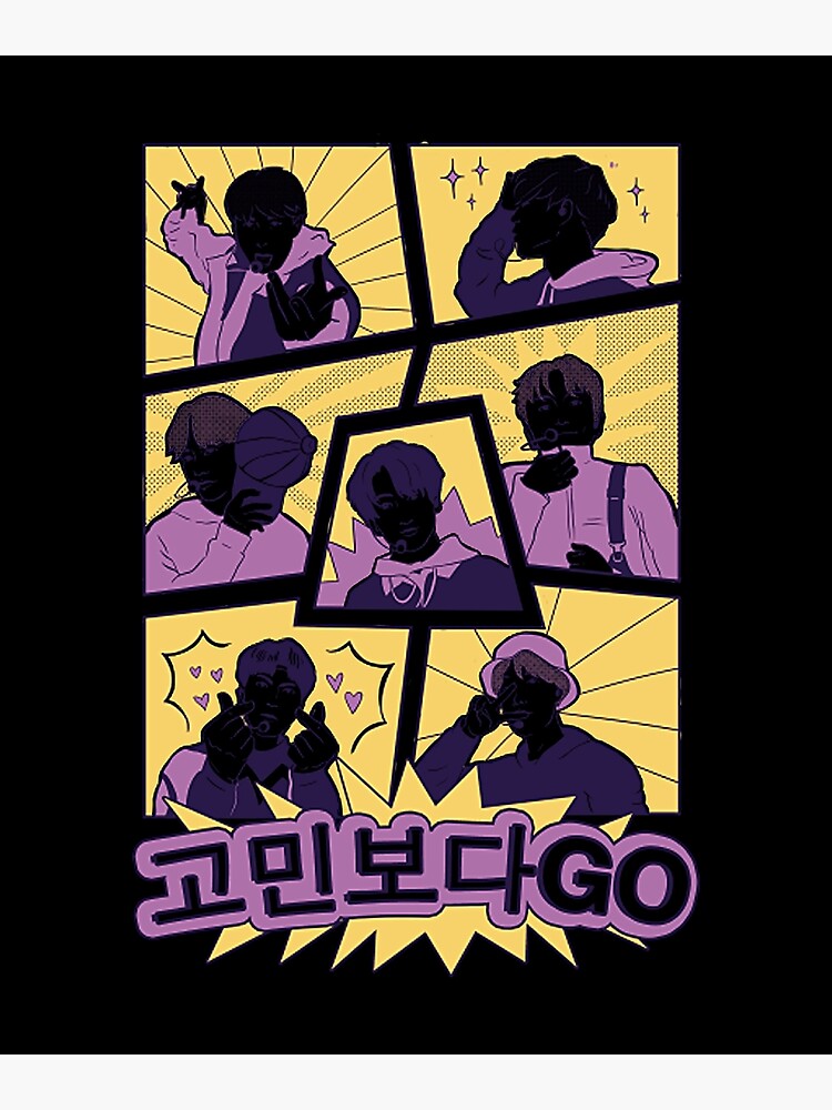 "Go Go Bts " Poster for Sale by kristiana680 | Redbubble