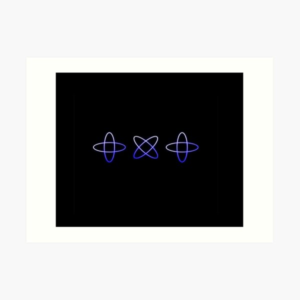 "txt tomorrow x together logo" Art Print for Sale by NamG7 | Redbubble