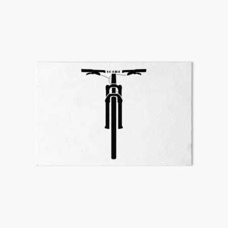 "Go Ride Your Mountain Bike Black" Art Board Print by RabeDesigns ...