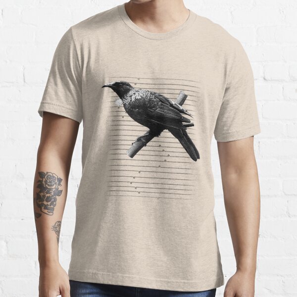 "new zealand tui monotone iteration" T-shirt for Sale by dennis-gaylor ...