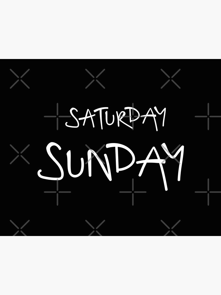 "The Weekend - White" Poster for Sale by nzsimmer | Redbubble