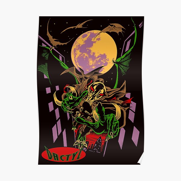 "Dactyl from the moon " Poster for Sale by PaulRafferty | Redbubble
