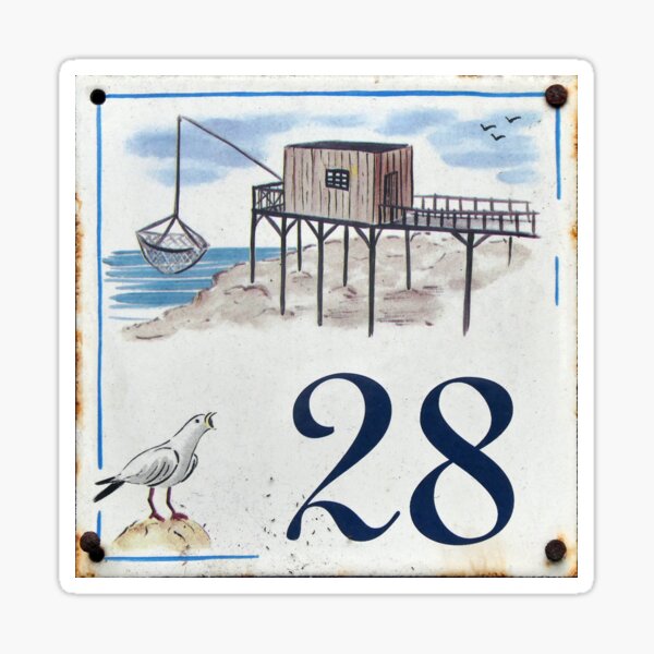 "Number 28" Sticker for Sale by JonDelorme | Redbubble
