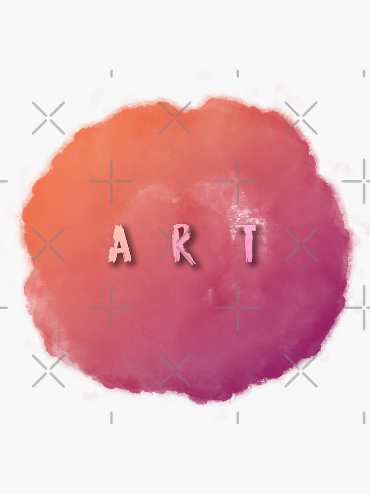 "Art Logo" Sticker for Sale by LuisGherasim | Redbubble