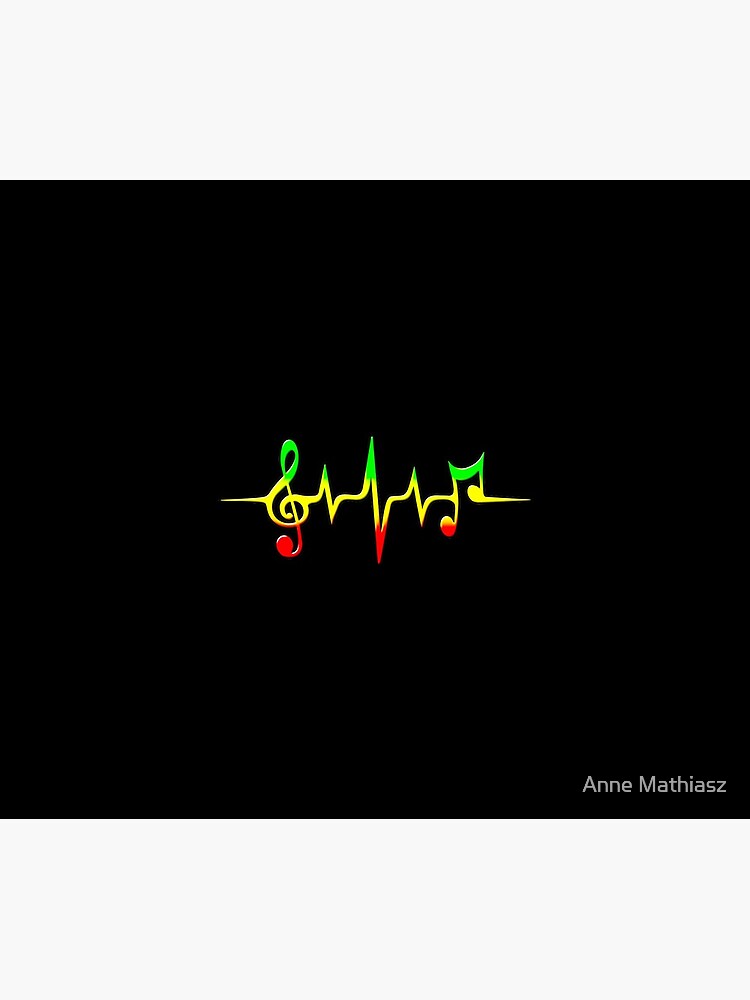 "Music Pulse, Reggae, Sound Wave, Rastafarian, Jah, Jamaica, Rasta ...