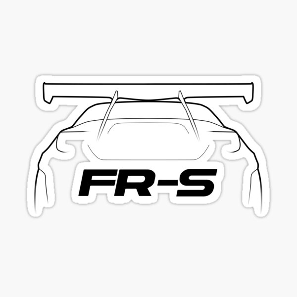 "FRS "Bunny" Silhouette - rear" Sticker for Sale by pr0xy | Redbubble