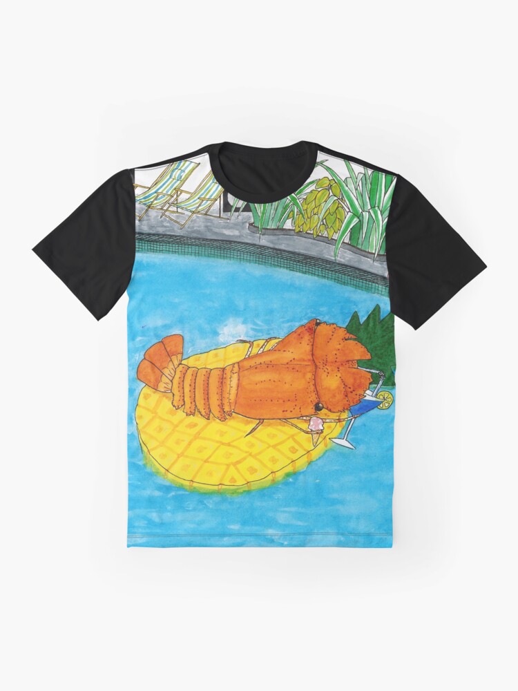 "Pineapple Bug Pool Party" Graphic T-Shirt for Sale by KazSeas | Redbubble